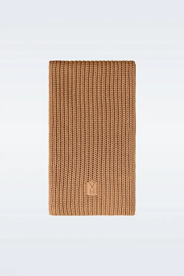 Mackage Nell Rectangular Merino Wool Scarf - Camel