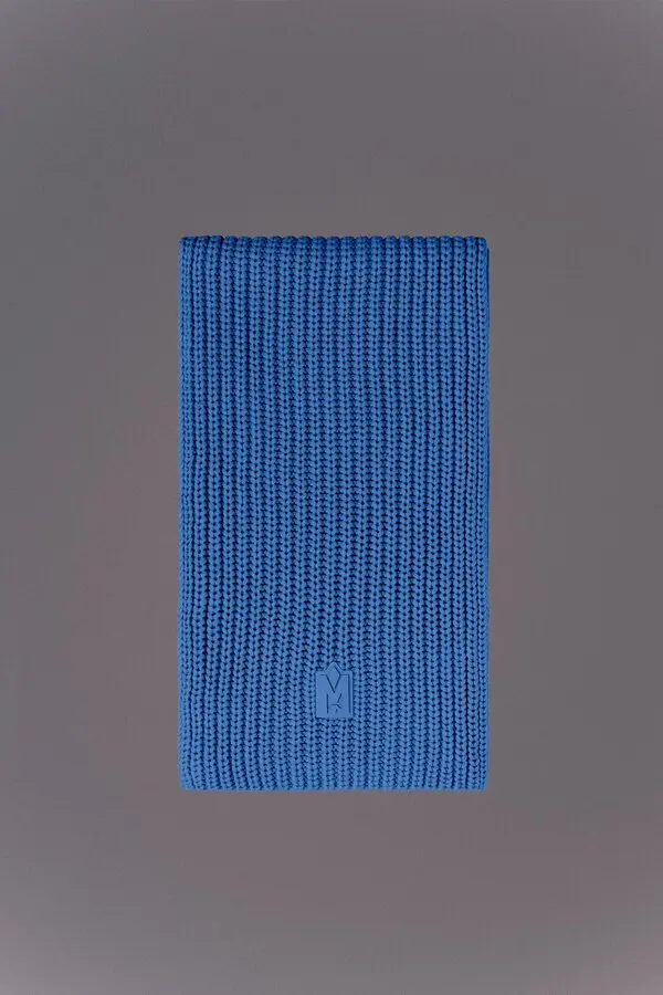 Mackage Nell Rectangular Merino Wool Scarf - Celestial Blue