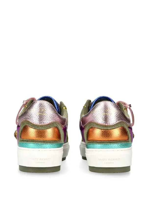 Kurt Geiger Southbank Panelled Sneakers - Green