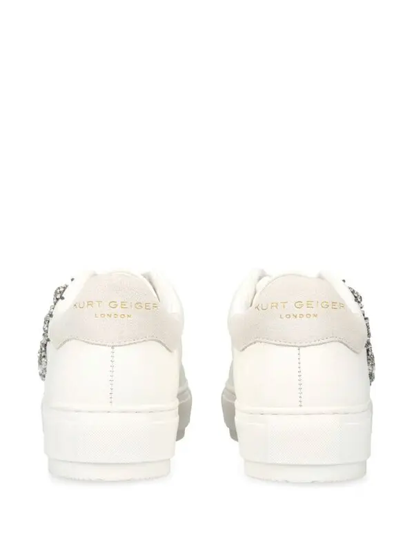 Kurt Geiger Laney Crystal Bow Sneakers