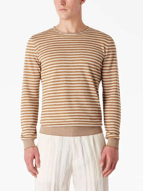Giorgio Armani Striped Crew-neck Jumper
