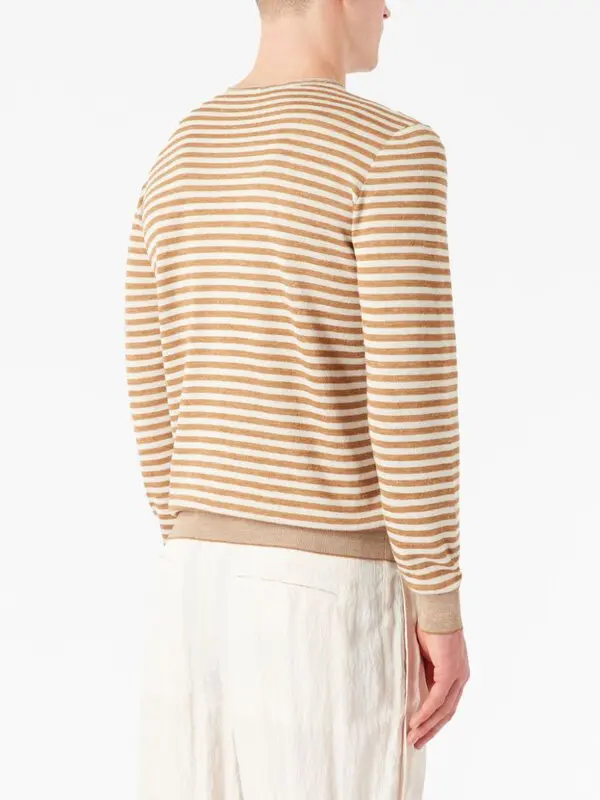 Giorgio Armani Striped Crew-neck Jumper