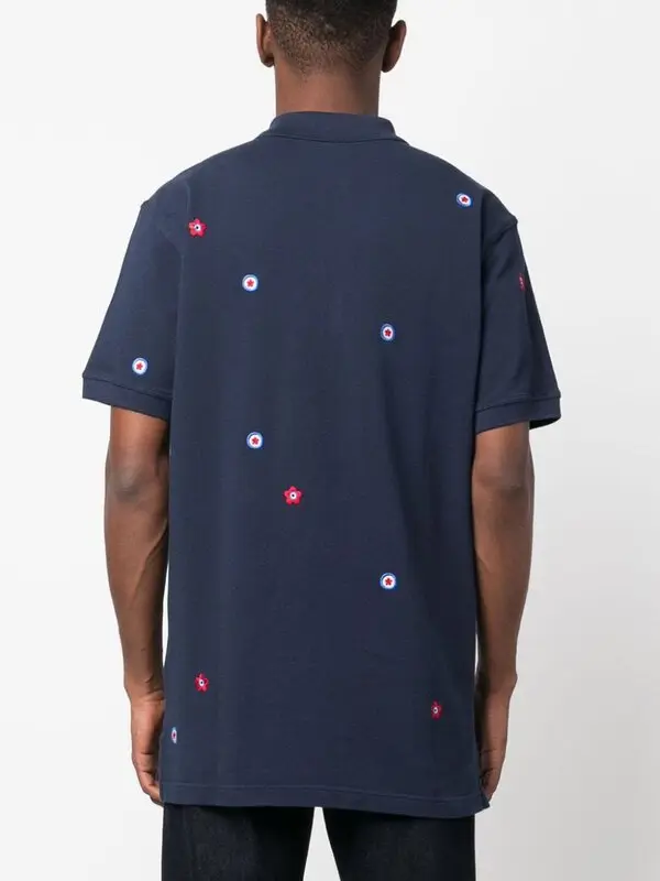 Kenzo Target Embroidered Cotton Shirt