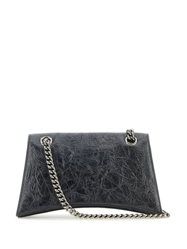 Balenciaga Small Crush Shoulder Bag - Grey