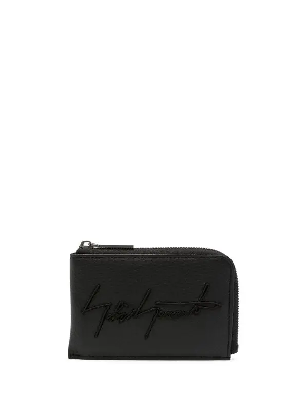 Yohji Yamamoto Logo-patch Leather Wallet