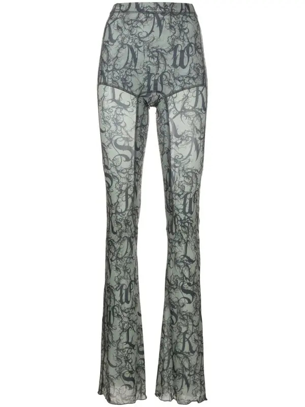 KNWLS Hacyon Gothic Ace-print Eggings
