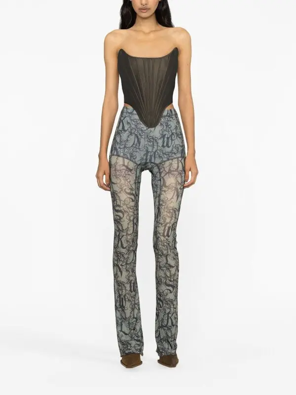 KNWLS Hacyon Gothic Ace-print Eggings