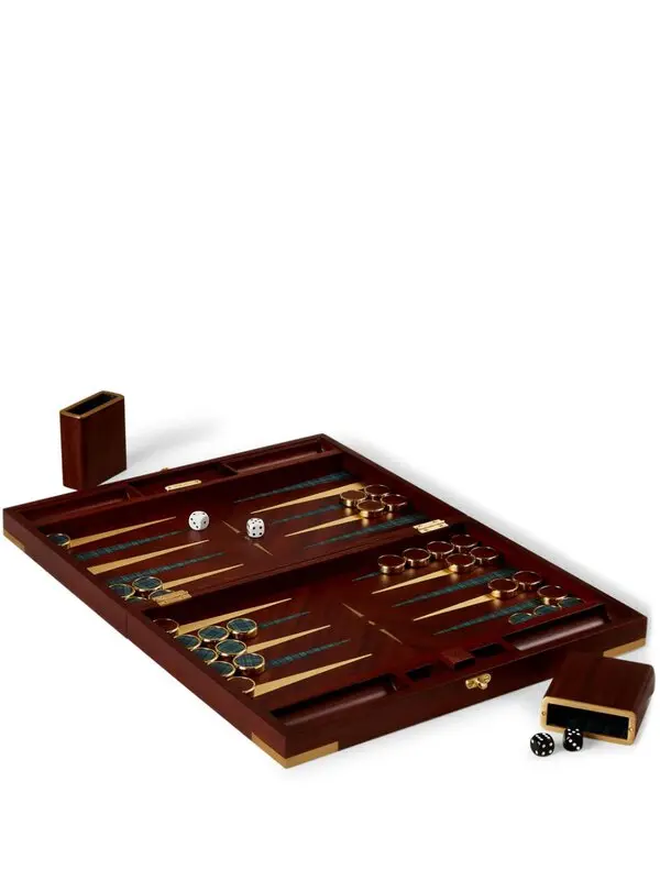 Ralph Lauren Tartan Parkwood Backgammon - Brown