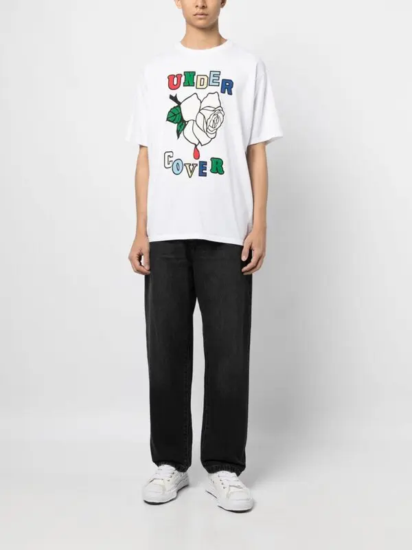 Undercover Rose Cotton T-shirt