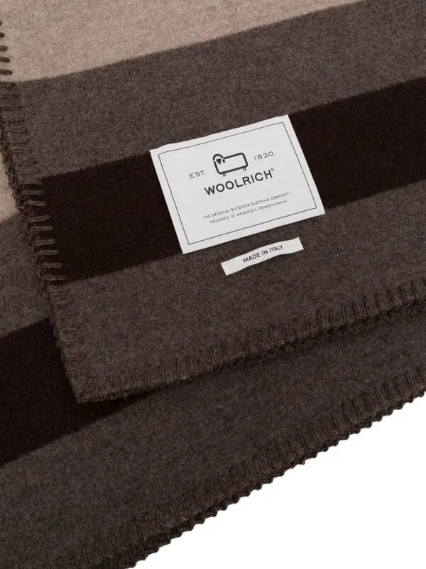Woolrich Striped Wool Throw