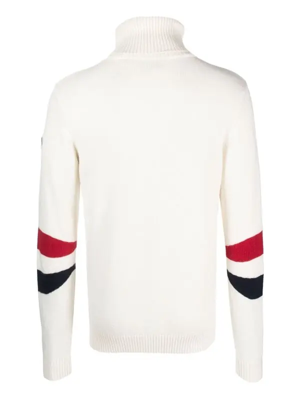 Rossignol Signature Roll-neck Sweater - White