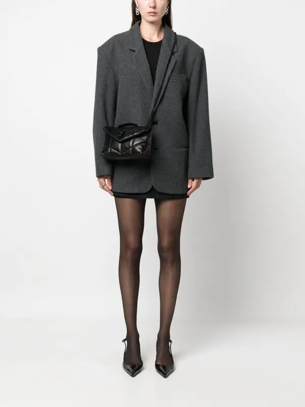 Saint Laurent Loulou Puffer Leather Shoulder Bag
