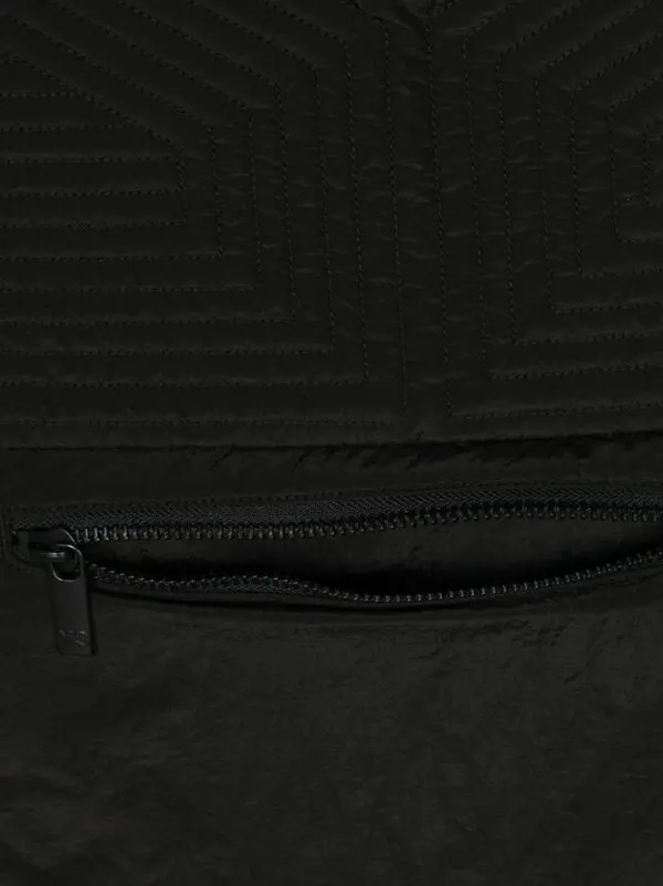 Y3 Logo-print Quilted Scarf