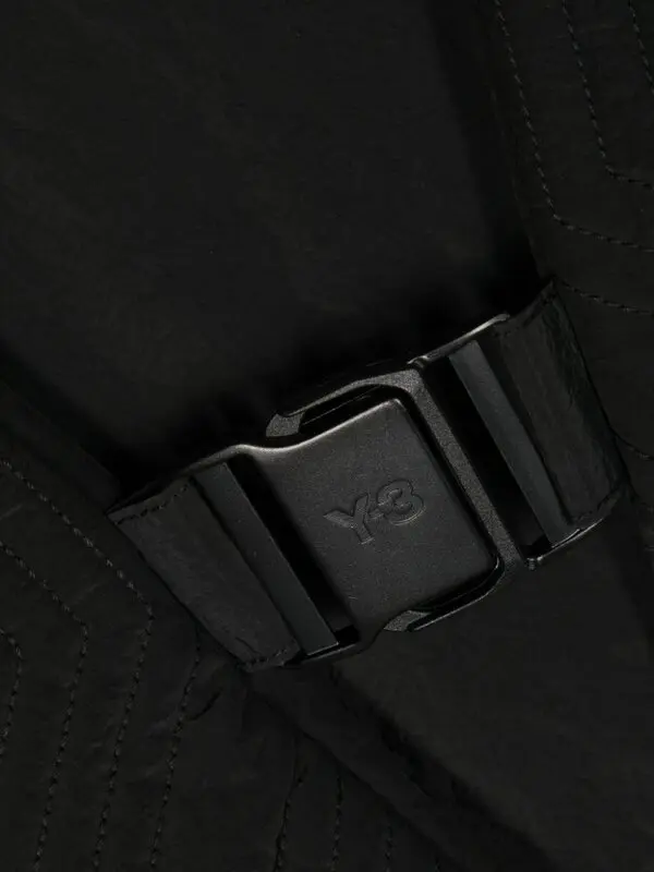 Y3 Logo-print Quilted Scarf