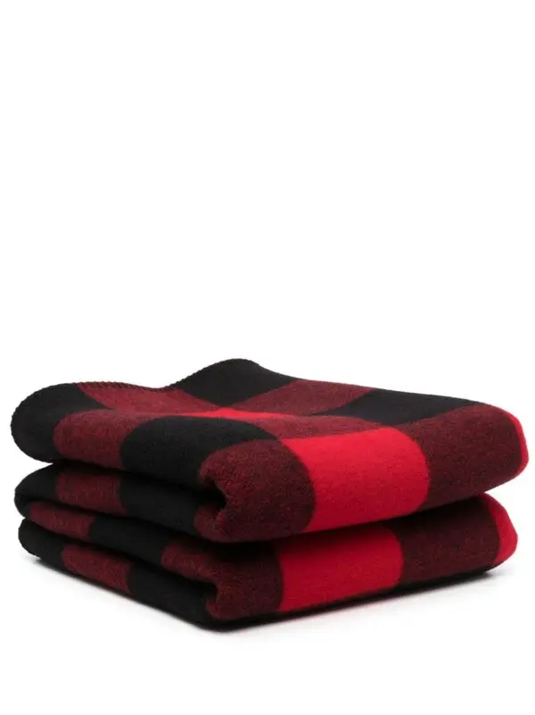 Woolrich Buffalo Check Throw - Red