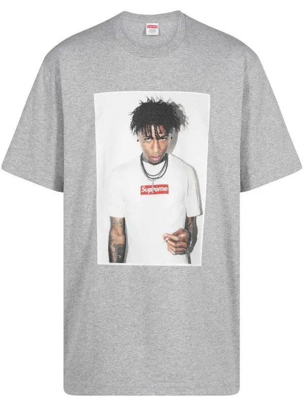 Supreme Nba Youngboy Fw23 T-shirt - Grey