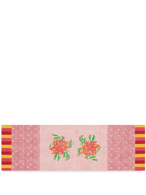 LISA CORTI Camelia Rectangular Runner - Pink