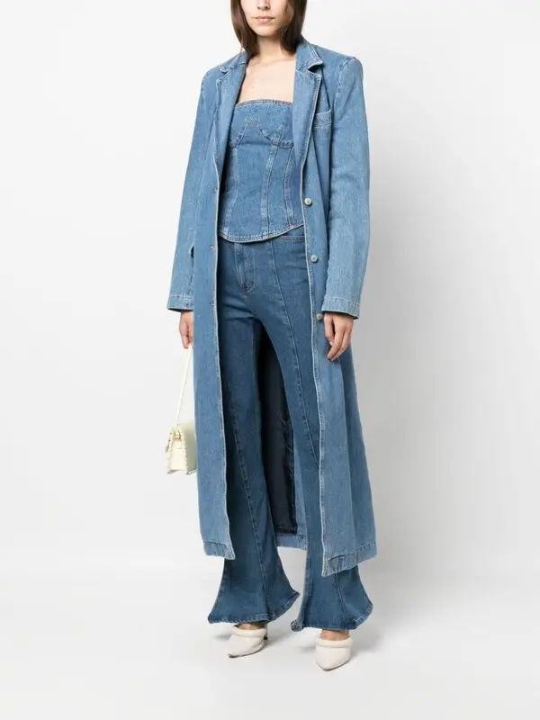 Magda Butrym Single-breasted Denim Coat