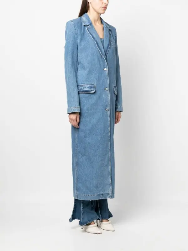 Magda Butrym Single-breasted Denim Coat