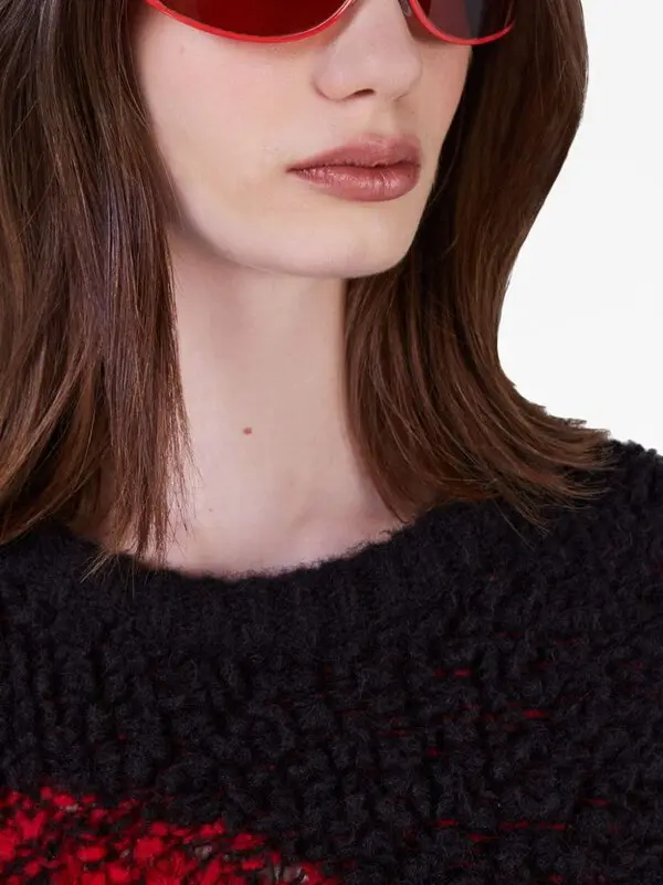 Stella McCartney Pixel Horse Jacquard Wool Jumper