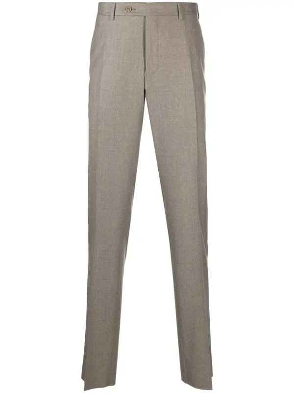 Canali Slim-cut Wool Chinos