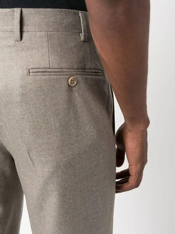 Canali Slim-cut Wool Chinos