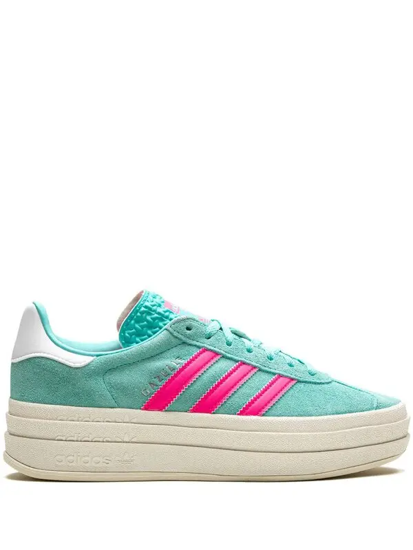 Adidas Gazelle Platform Sneakers - Green