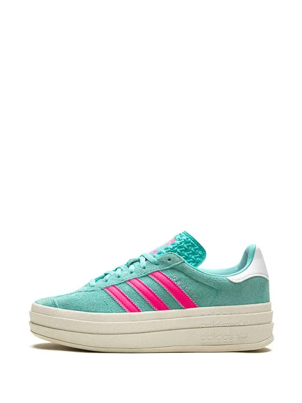 Adidas Gazelle Platform Sneakers - Green