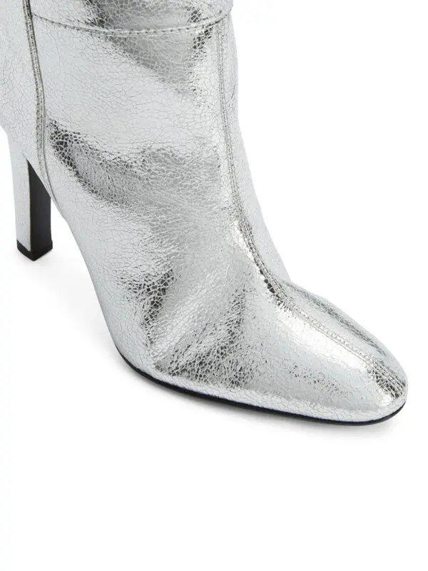 GIUSEPPE ZANOTTI 105mm Hattie Knee-high Boots - Silver