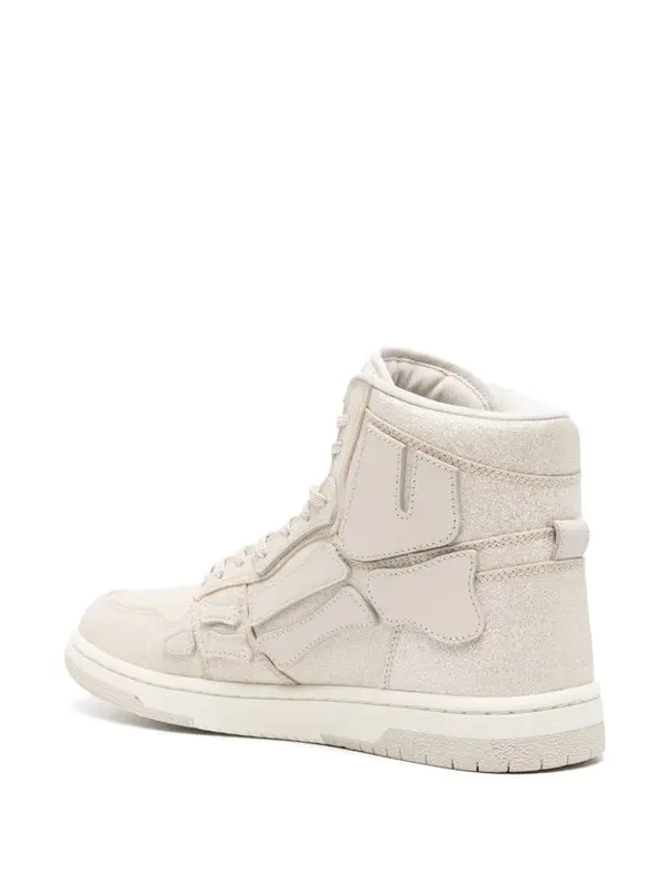 Amiri Skel Top Lace-up Sneakers - Gold