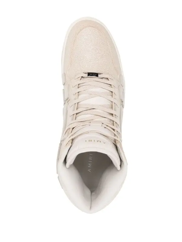Amiri Skel Top Lace-up Sneakers - Gold
