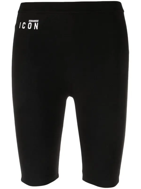 Dsquared2 Icon Cut-out Cotton Shorts