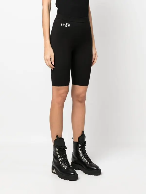 Dsquared2 Icon Cut-out Cotton Shorts