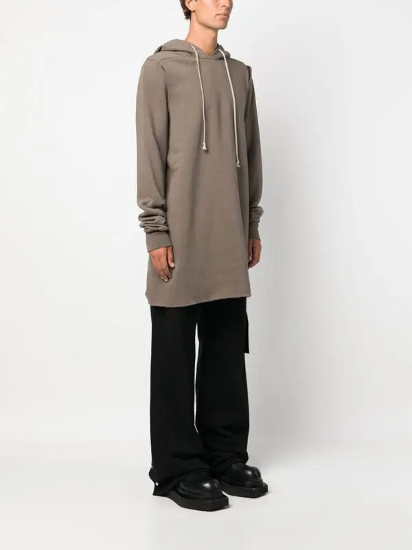 Rick Owens Cut-out Drawstring Hoodie