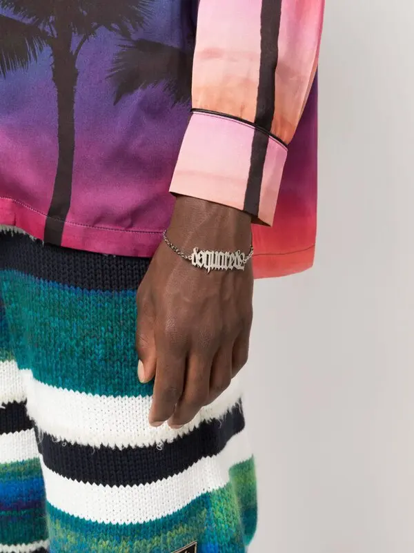 Dsquared2 Logo Pendant Bracelet