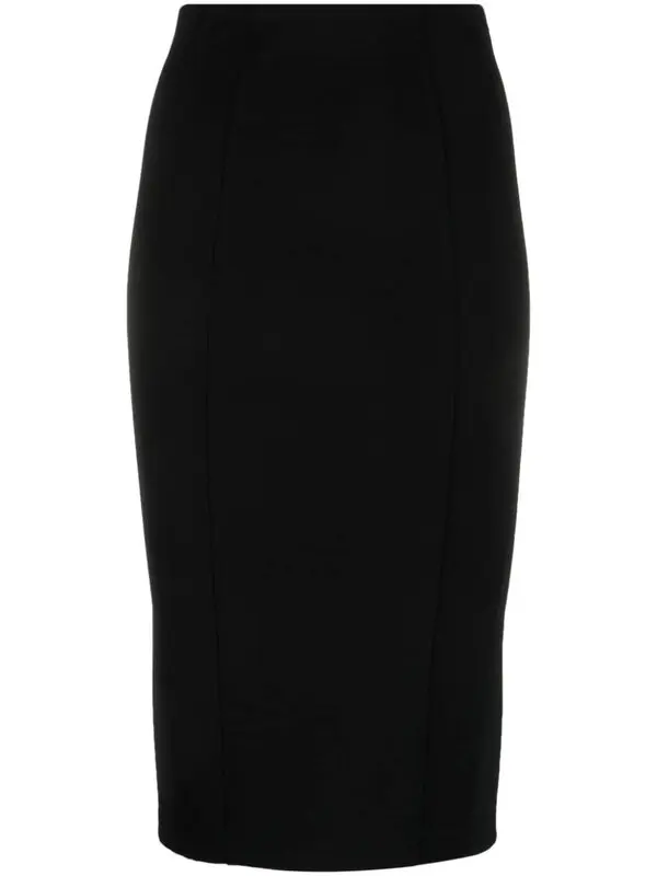 Pinko Rear Slit Midi Skirt