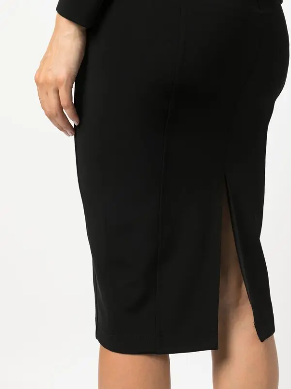 Pinko Rear Slit Midi Skirt