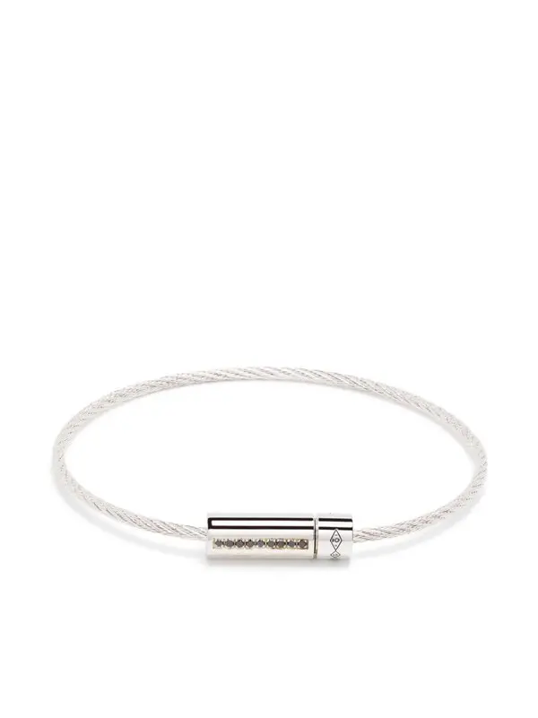 Le Gramme Le 7g Cable Diamond Bracelet - Silver