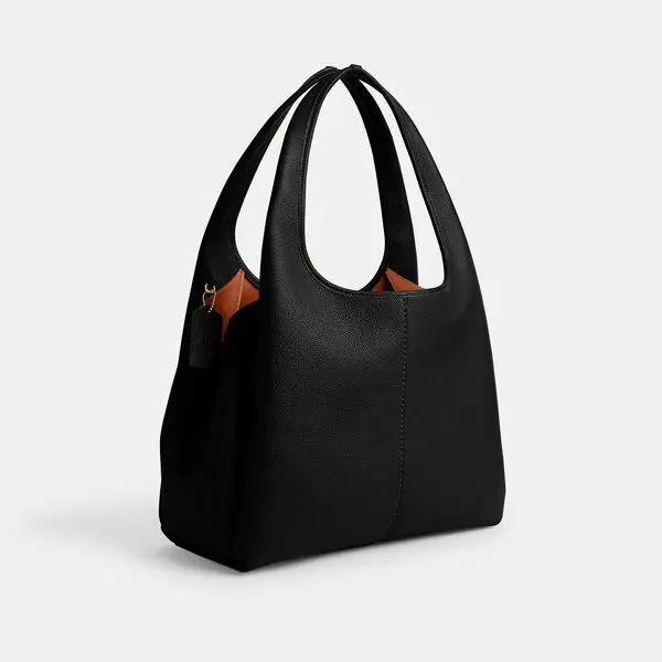 COACH Lana Shoulder Bag - Brass/black