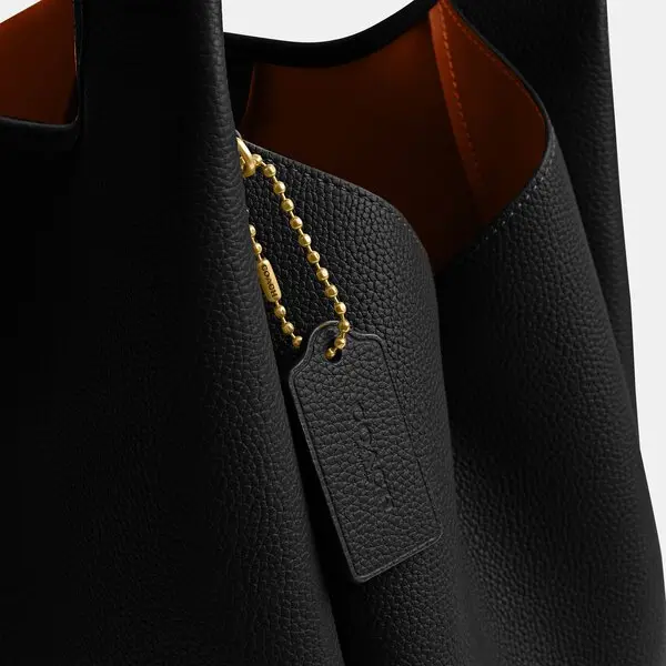 COACH Lana Shoulder Bag - Brass/black