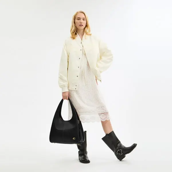 COACH Lana Shoulder Bag - Brass/black