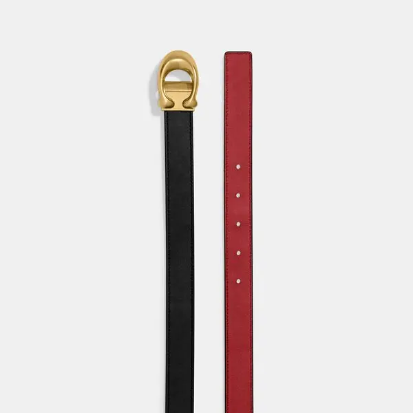 Coach Sculpted C Buckle Cut-To-Size Reversible Belt, 25mm  display picture 1