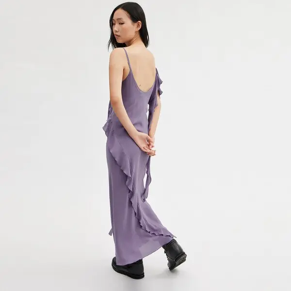 gauze maxi shirt dress Gauze Boyfriend Maxi Dress in White
