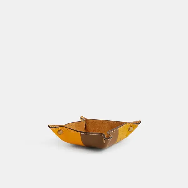 COACH Colorblock Small Valet Tray - Yellow Multi