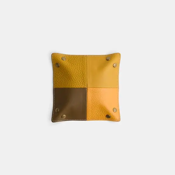COACH Colorblock Small Valet Tray - Yellow Multi