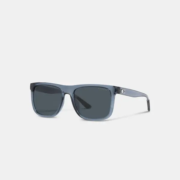 Coach Beveled Signature Flat Top Square Sunglasses  display picture 1