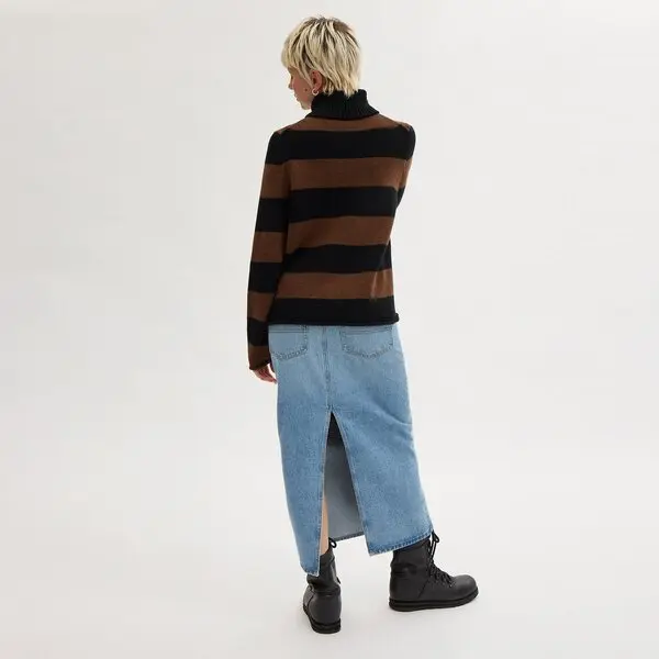 Coach Disney X Mickey Mouse Striped Turtleneck In Black - 50% Off