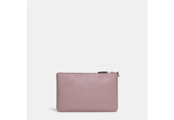COACH Wristlet - Silver/faded Purple