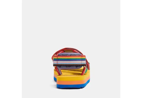 Coach Pride Rainbow Signature C Sport Sandals CJ461 Multi Color Mens 13  unisex BN Coach Sport Sandal In Jacquard Rainbow US Men main image 4