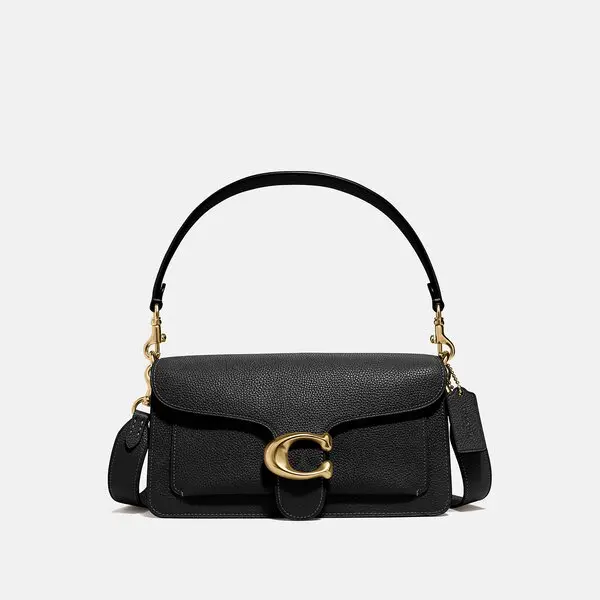 COACH Tabby Shoulder Bag 26 - Brass/black